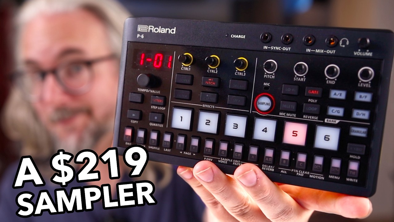 The Roland AIRA Compact P-6 Review: A Versatile Mini Sampler